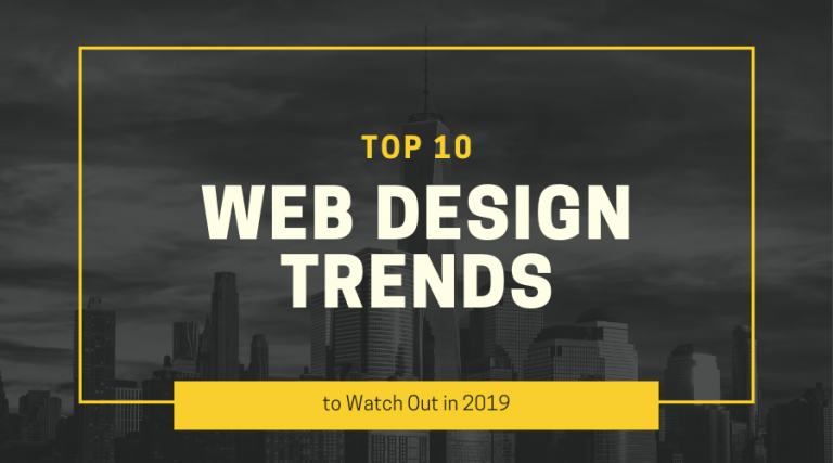 Top 10 Website Design Trends 2019 | HTMLPanda